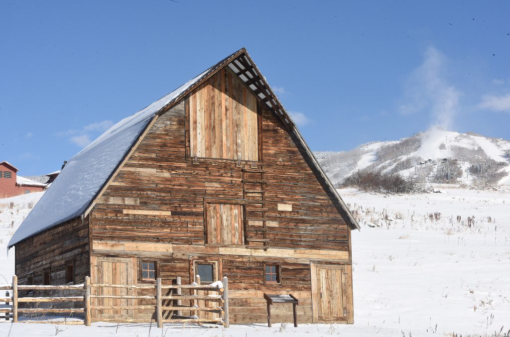With its corral in place, celebrate the completion of the Arnold Barn ...
